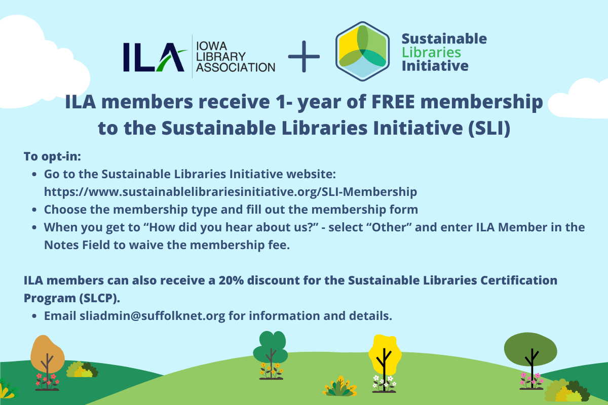 Iowa Library Association Membership Info Page | Sustainable Libraries ...