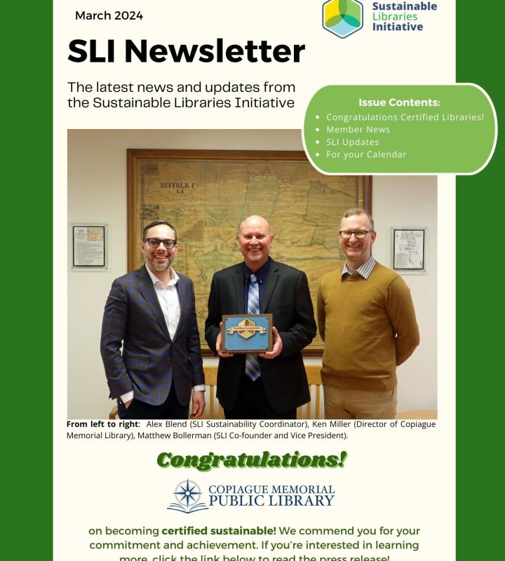 Sustainable Libraries Initiative Newsletter | Sustainable Libraries ...